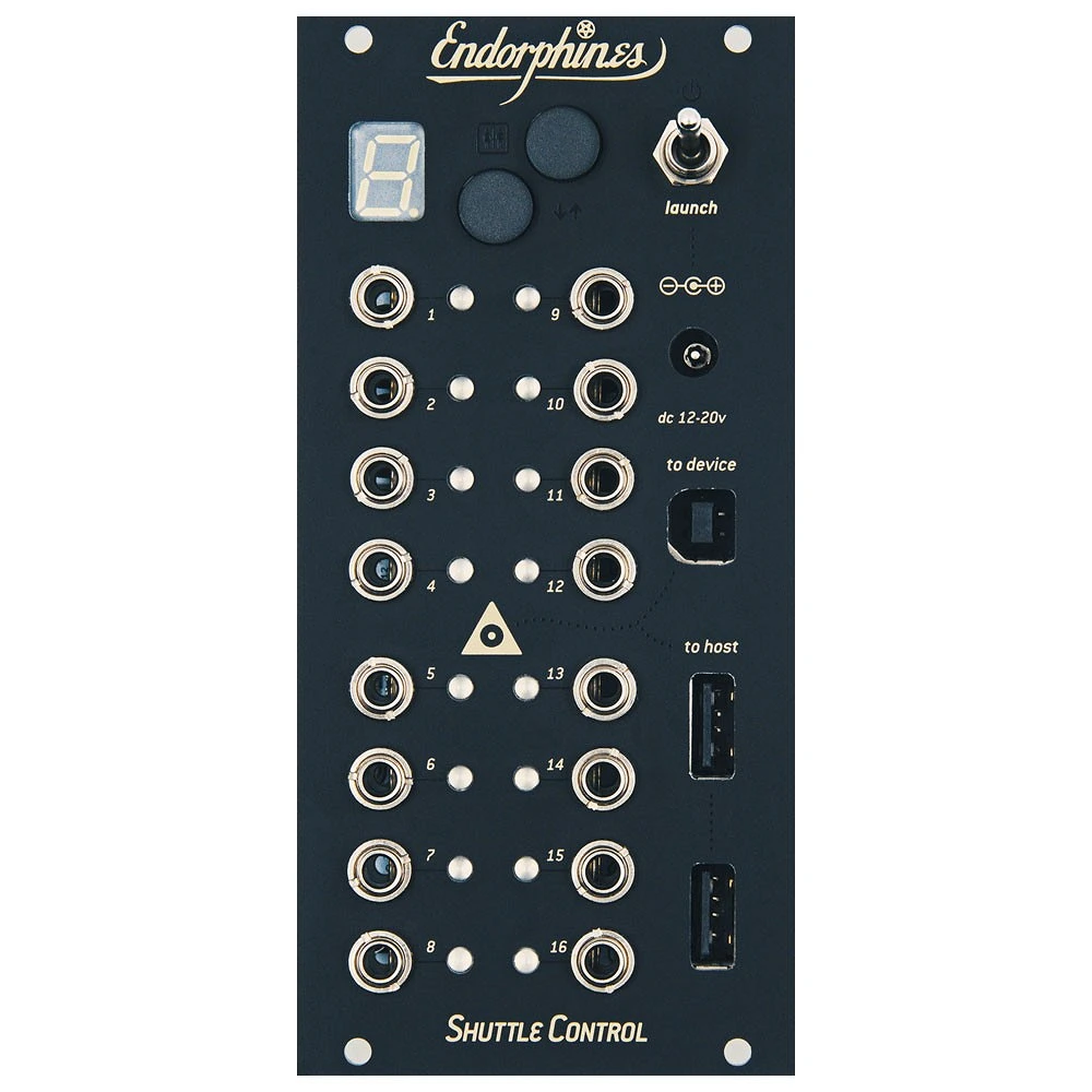 Endorphin.es Shuttle Control Black Panel | Cutoff Pro Audio