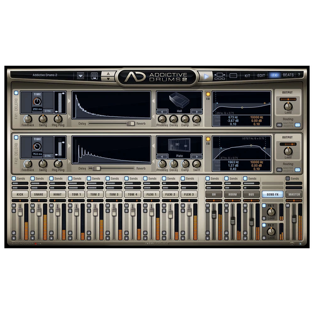 XLN Audio Addictive Drums 2: Custom XXL Collection | Cutoff Pro Audio