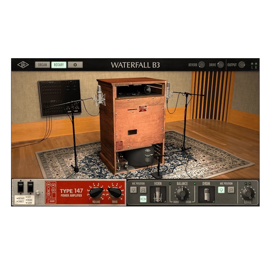 Universal Audio UAD Waterfall B3 Organ | Cutoff Pro Audio